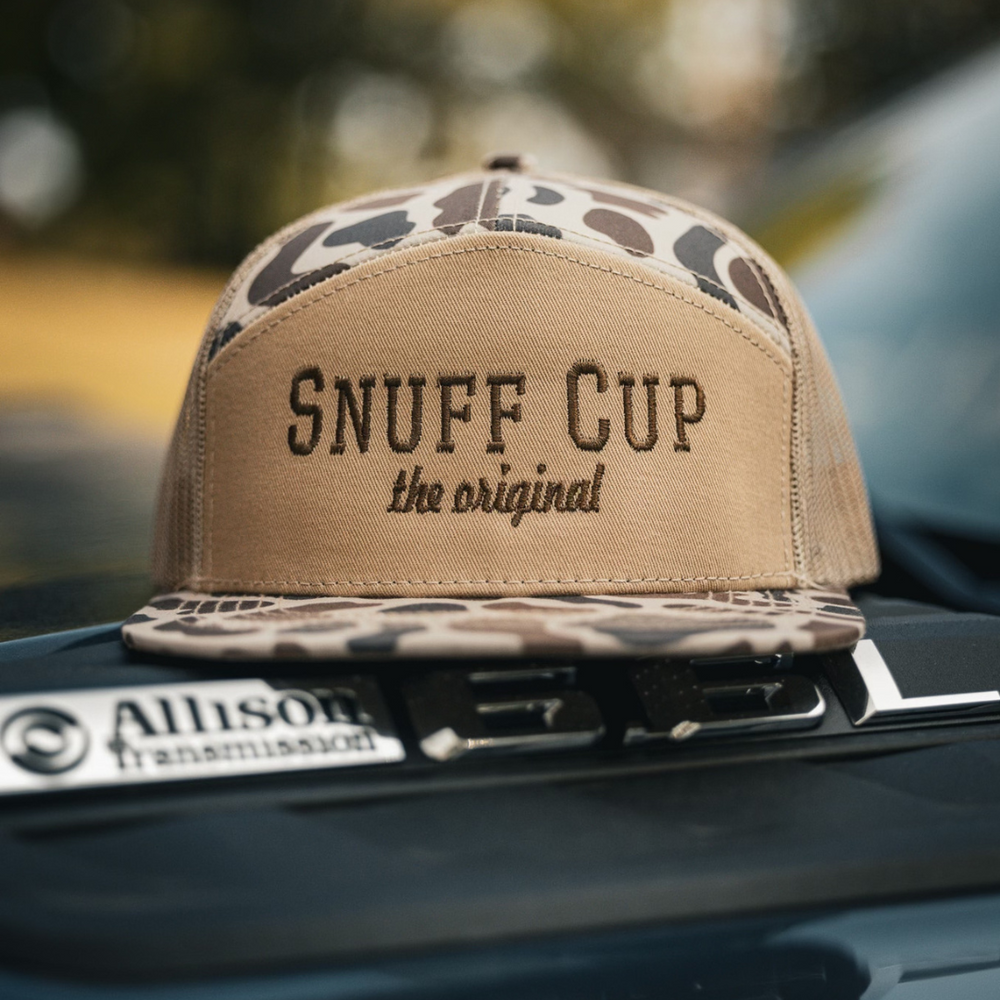 Snuff Cup, the Original Spit Cup. Spittoon With Can Storage.
