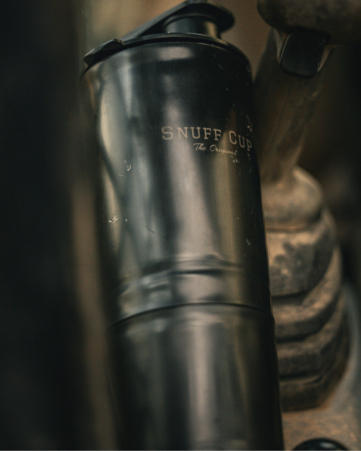 Snuff Cup, the Original Spit Cup. Spittoon With Can Storage.